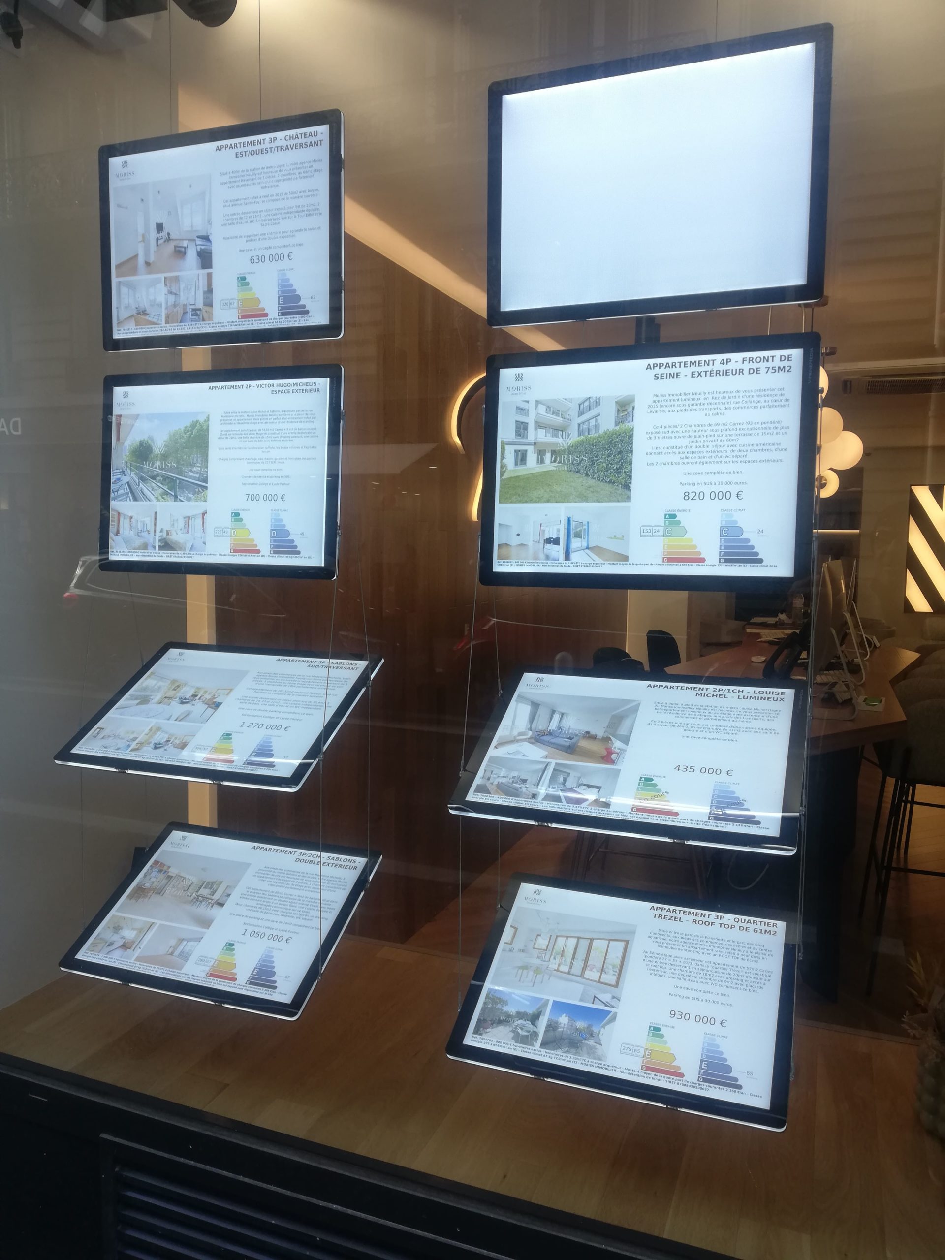 Pourquoi utiliser des portes affiches LED inclinés ? - Affichage ...