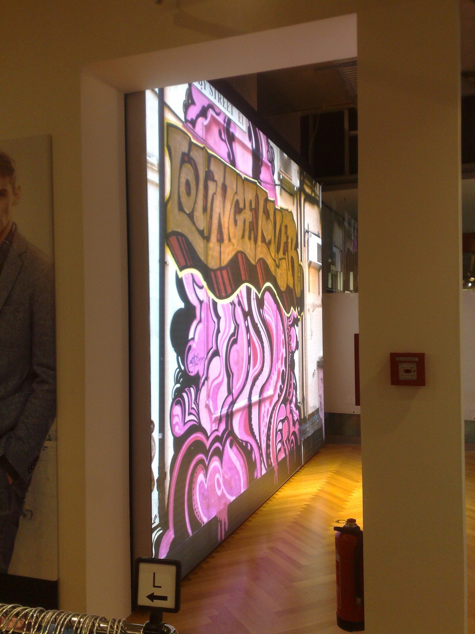 Cadre textile lumineux - Affichage Vitrine | Le spécialiste du porte ...