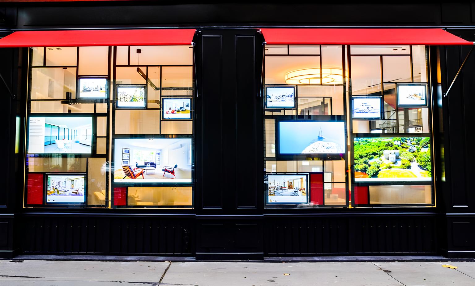 Porte affiche LED pour bureau - Affichage Vitrine | Le spécialiste du ...