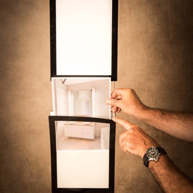 affichage vitrine led sur cables suspendus - Affichage Vitrine | Le ...